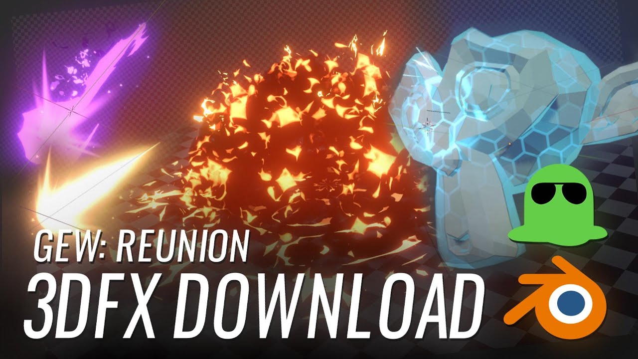 We're releasing our stylized Blender 3D effects! [Elemental Warfare ...