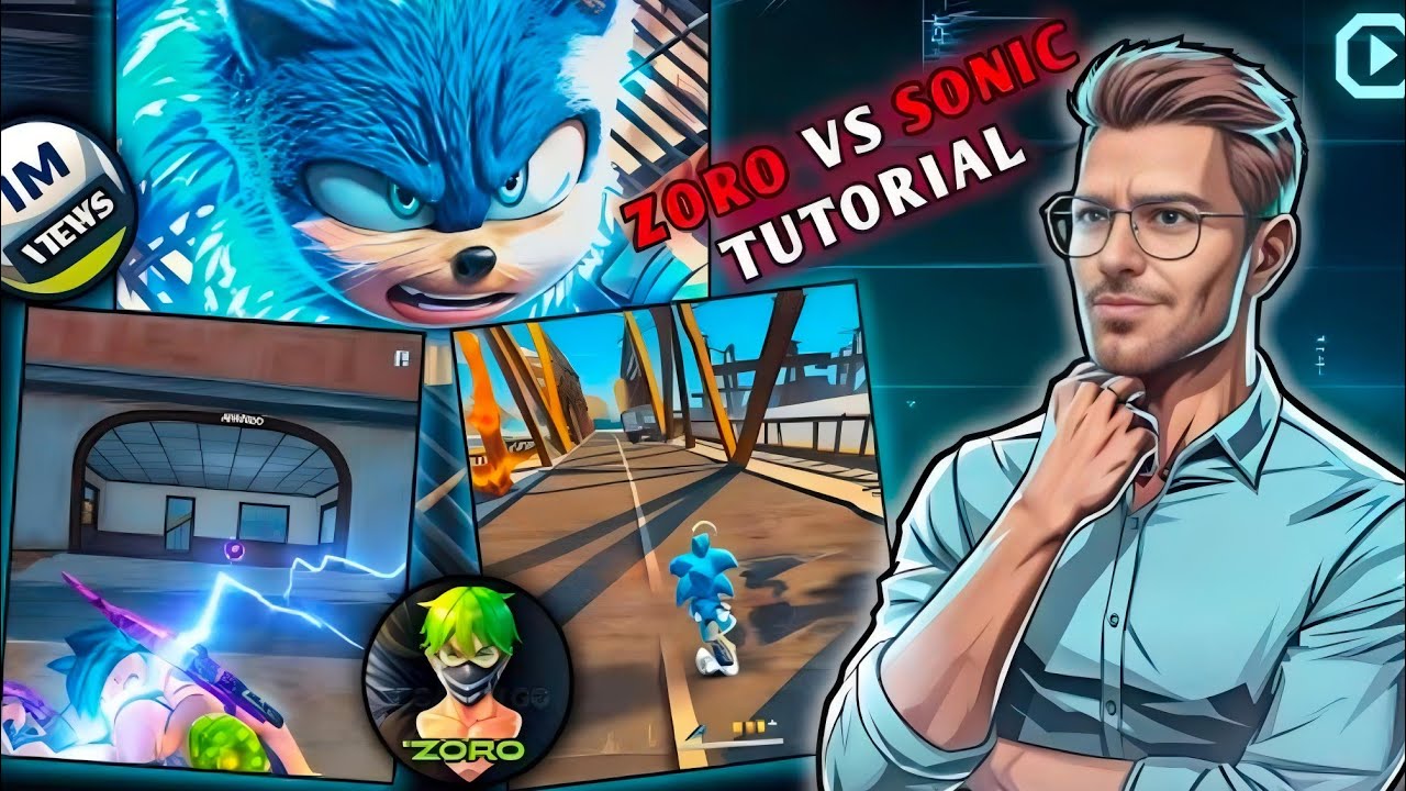 NEW VIRAL ZORO VS SONIC TUTORIAL LIKE ‎‪@zoroffxx‬ 😲| Free fire short video editing in capcut🔥 ...
