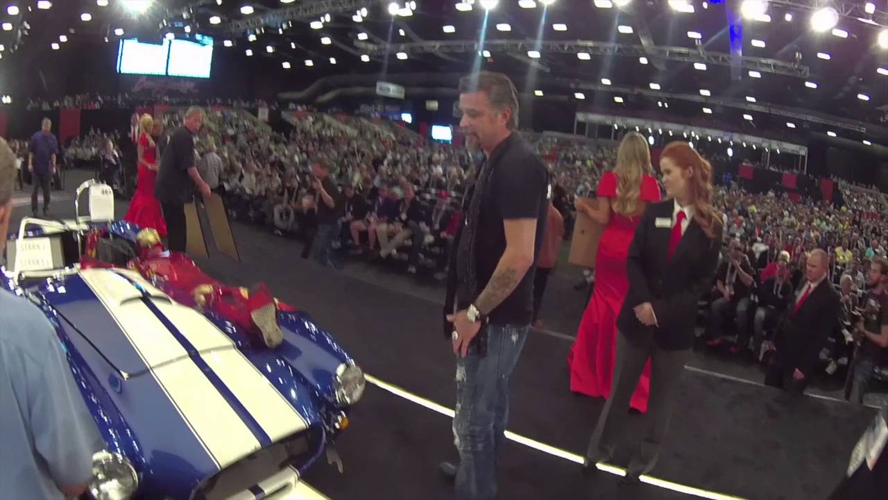 Iron Man Cobra sells at Barrett Jackson to Gas Monkey Garage - YouTube
