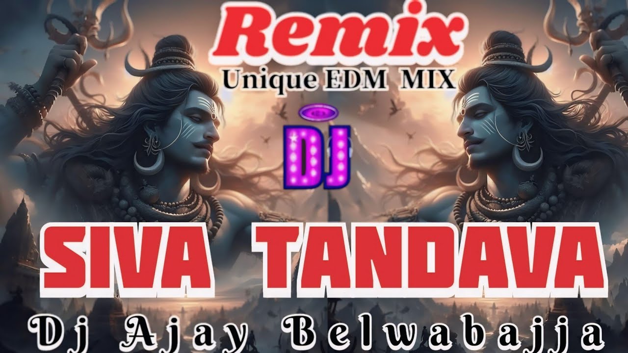 SHIV TANDAV DJ REMIX | SHIVARATRI SPACIAL DJ 2025 | UNIQUE EDM REMIX ...