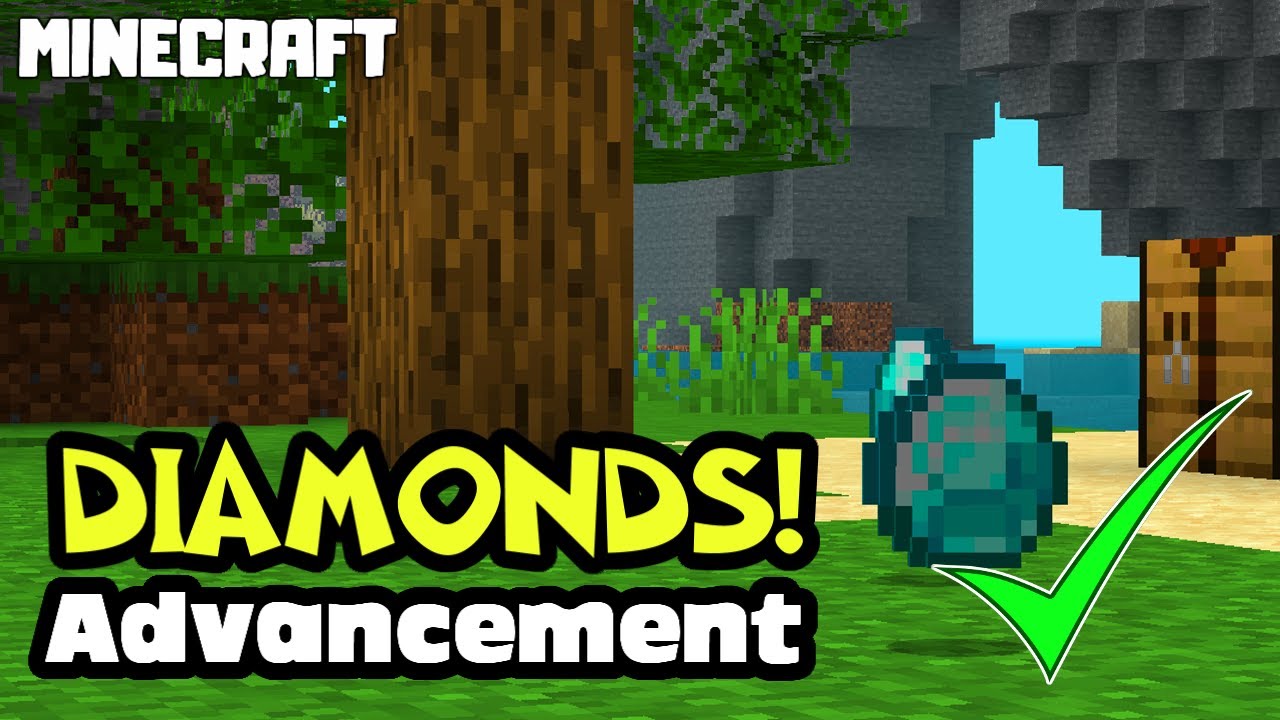 MINECRAFT | How to Get Advancement DIAMONDS! - YouTube