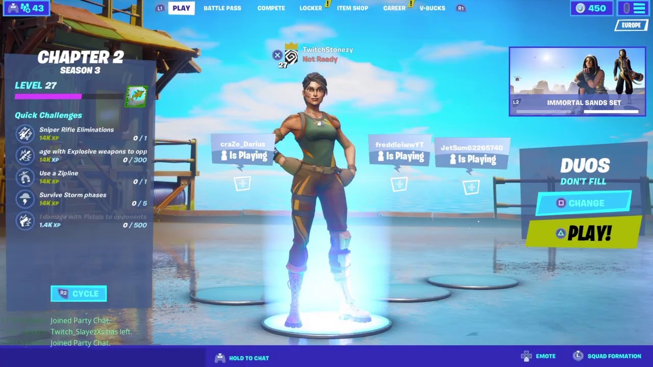 Fortnite Duos With Duo partner - YouTube