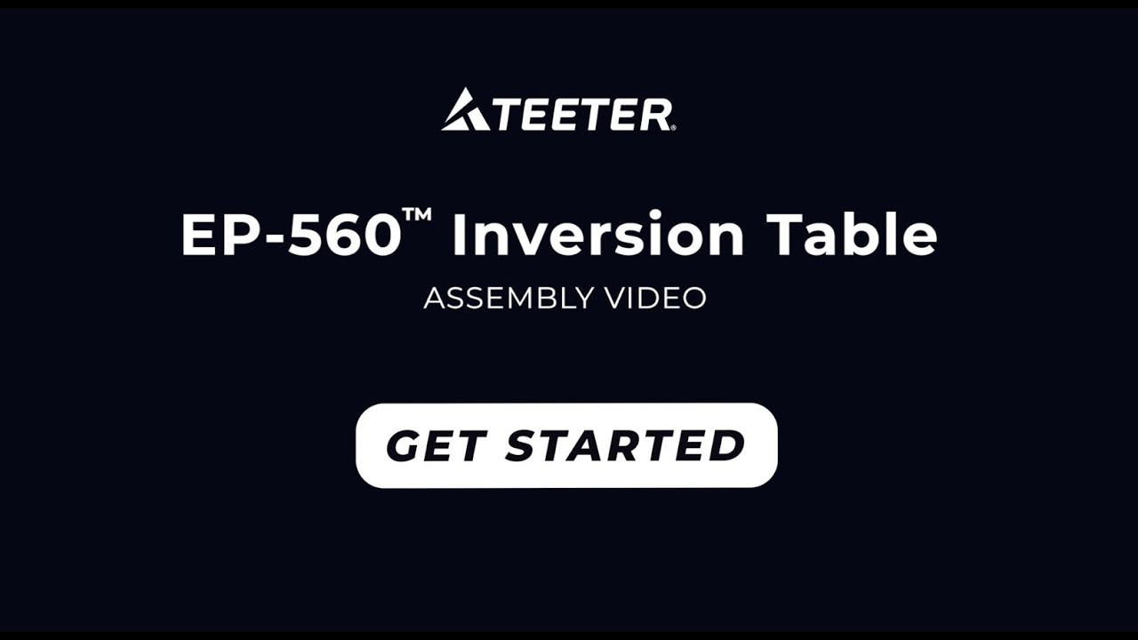 Teeter EP-560 Assembly Instructions (E61006BLK) - YouTube