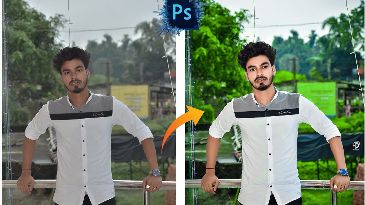 How to Green colour Grading in photoshop cc | 2021 | Photoshop Mai ...