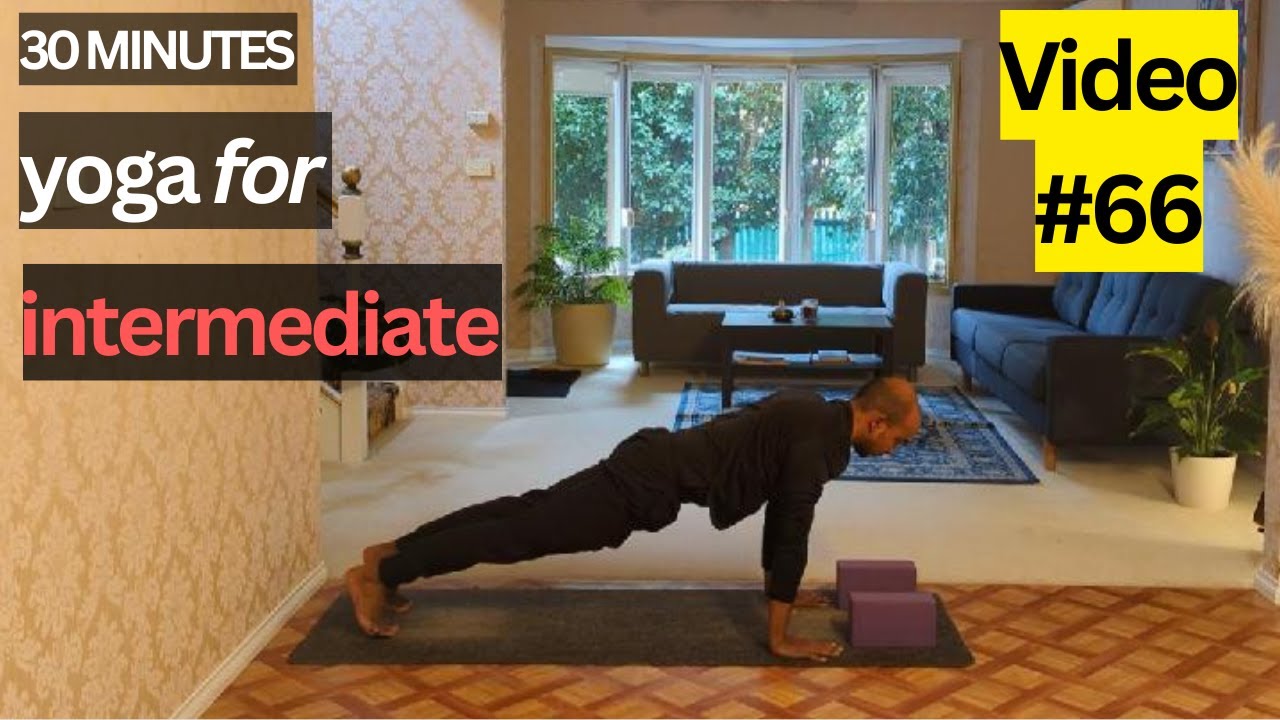 Video #66 | Intermediate Level | 30 MIN Yoga Routine for Core Strength ...