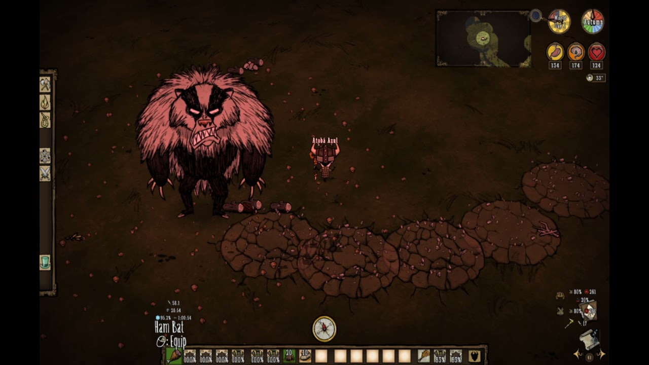 DST Uncompromising Mode Combat Update - Bearger Rework - YouTube