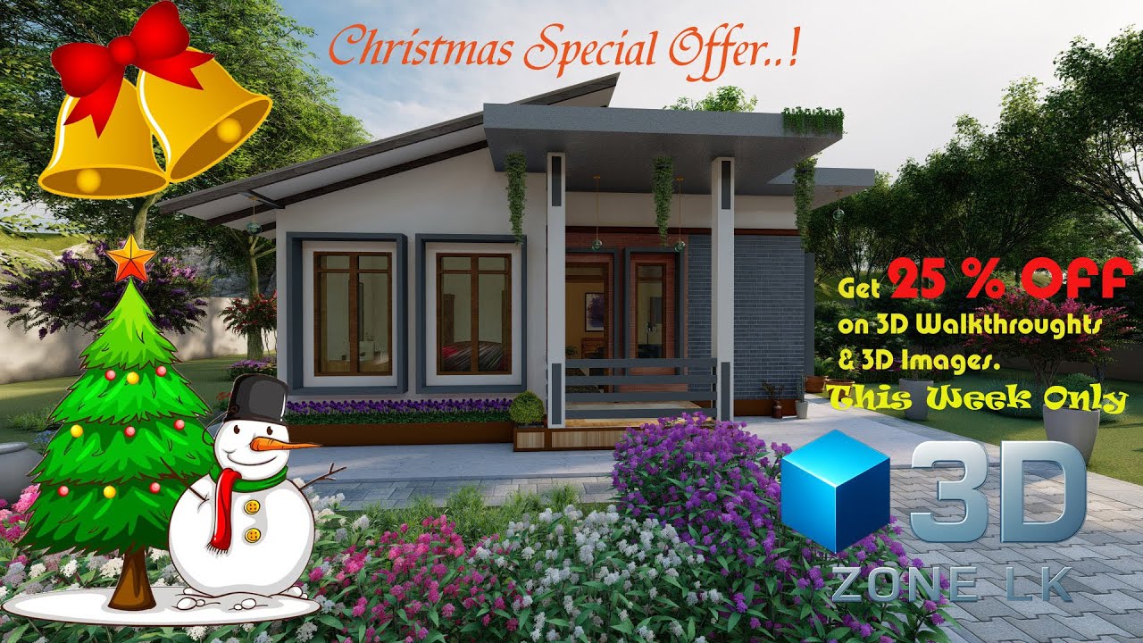Christmas Offer 25% OFF 3D Rendering 🎄| Budget Friendly 4 Perch House ...