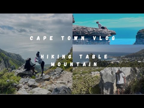 CAPE TOWN VLOG|| Hiking Table Mountain || Diving Board || Table ...