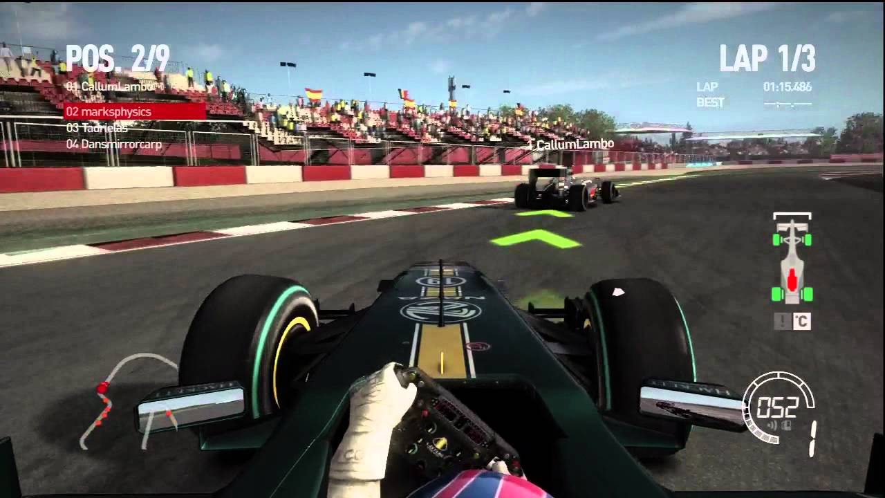F1 2010 Gameplay - Sprint mode carnage 1 - YouTube