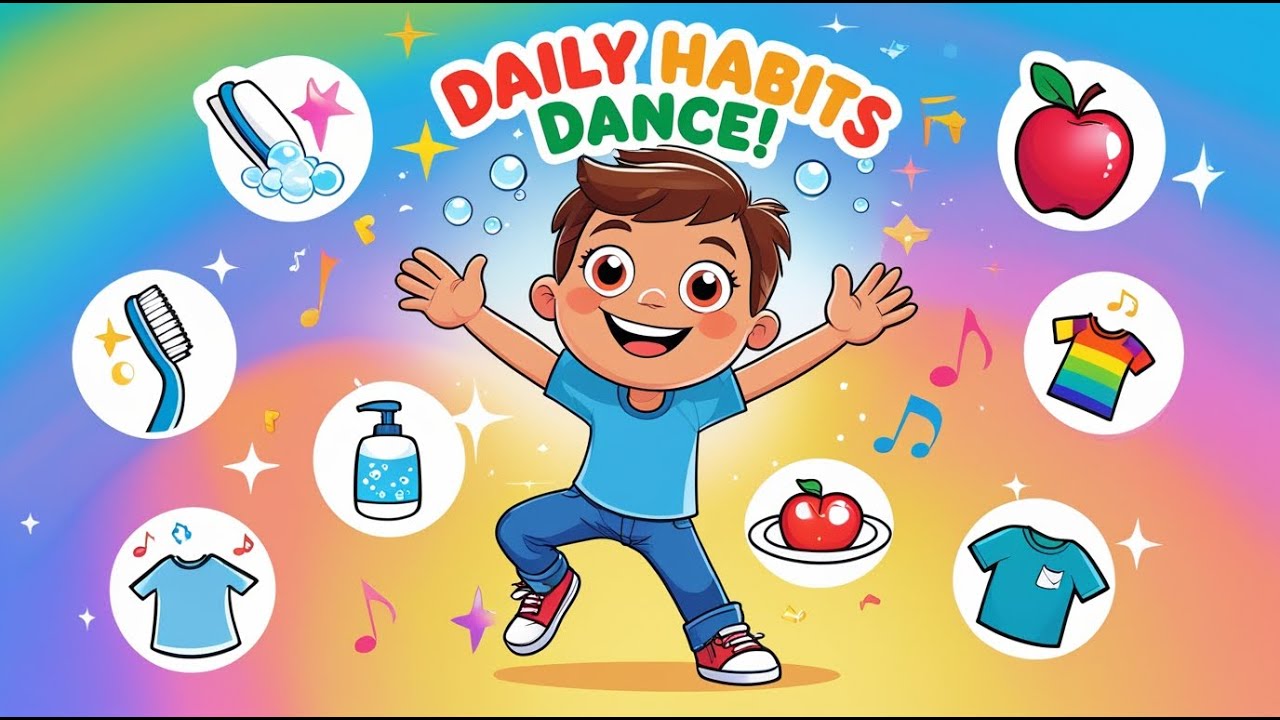 Daily Habits Dance Song | Fun Morning Routine for Kids - YouTube