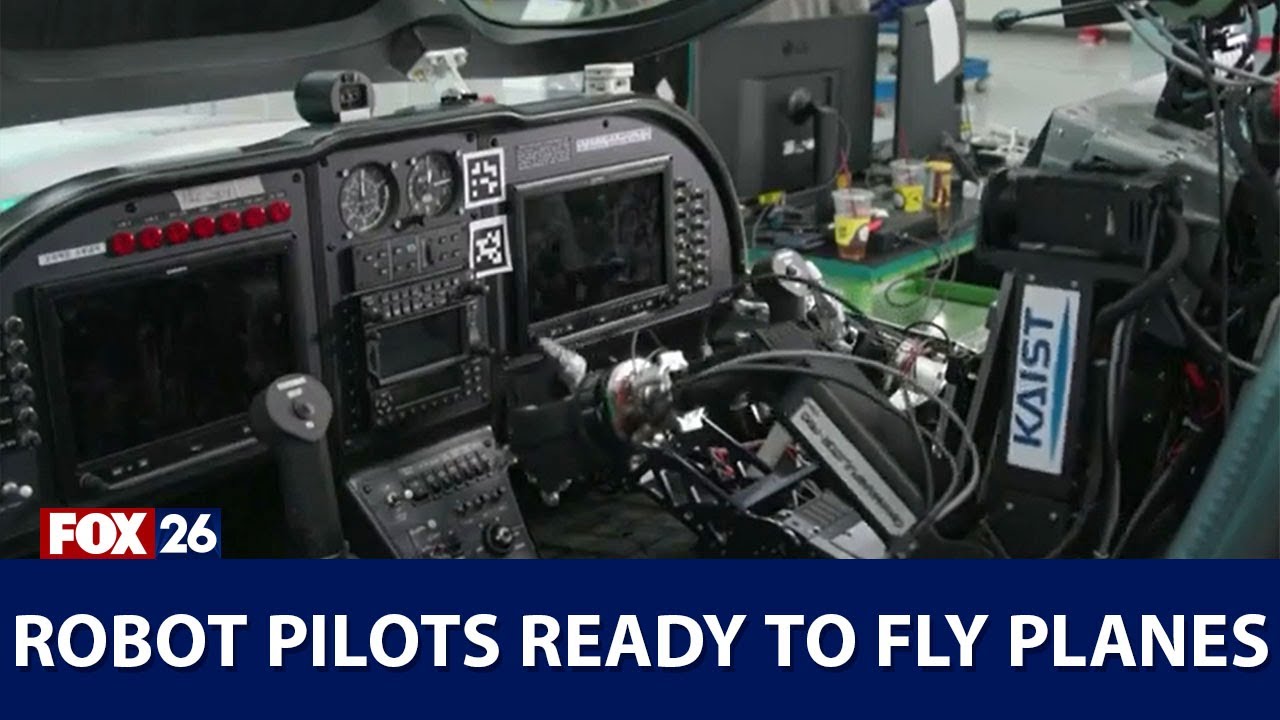 Robot pilots ready to fly planes - YouTube