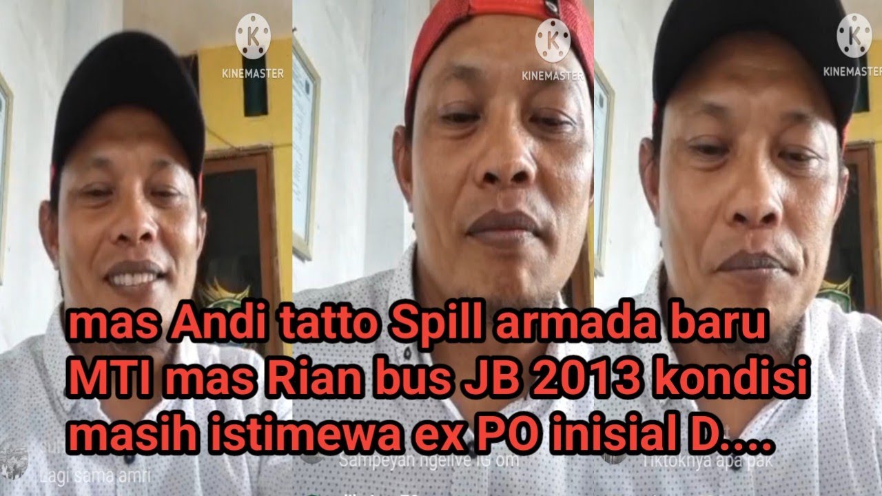 mas Andi tatto Spill armada baru MTI mas Rian bus JB 2013 kondisi masih ...
