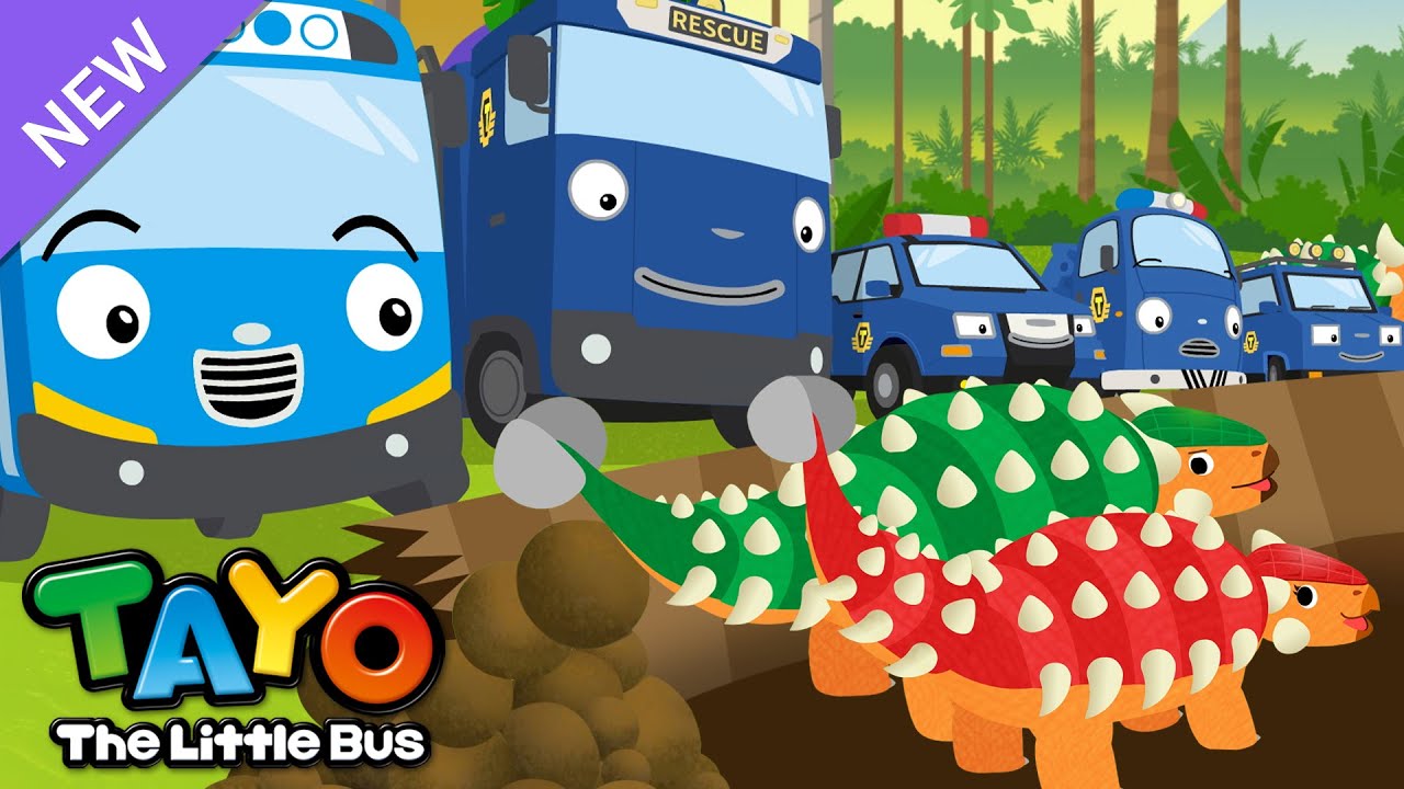 @RESCUETAYO in Dino World🦖 #4 Let's Build a Bridge | Learn Dinosaurs ...