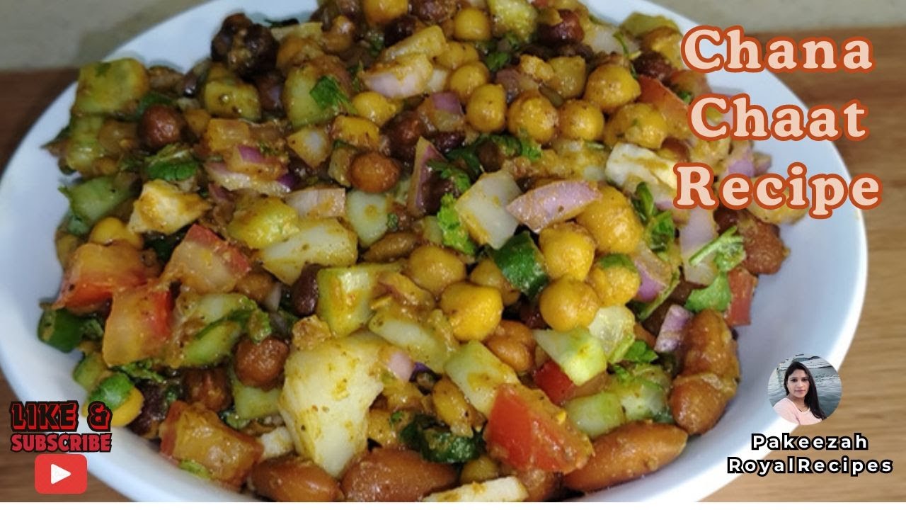 Chana Chaat Recipe | Pakeezah RoyalRecipes | Easy & Healthy Snack ...