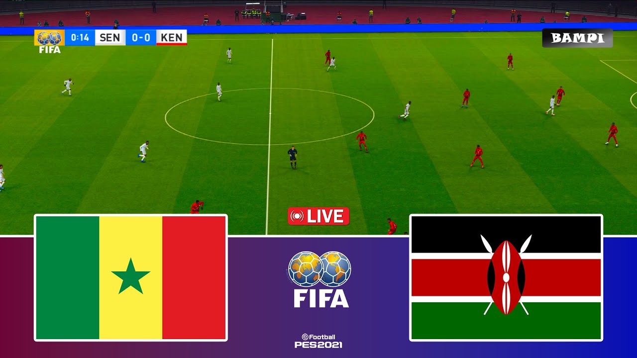 🔴Senegal vs Kenya - International Friendly 2025 Full Match - Video Game ...