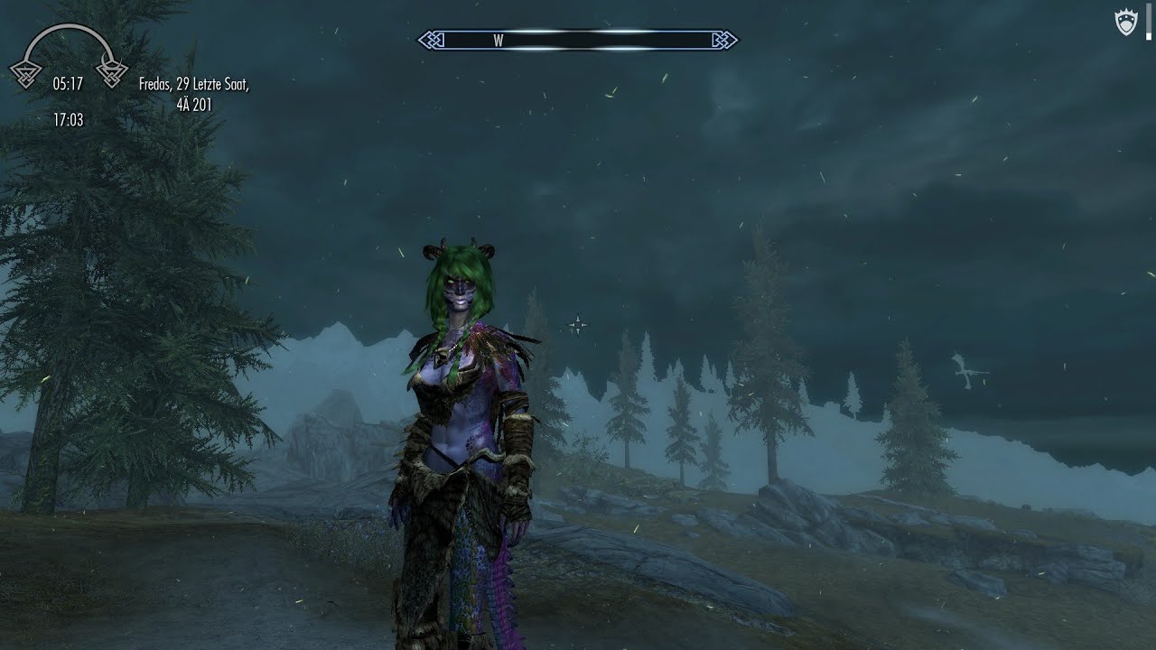 Skyrim - Drakian adept mage vs forsworn - YouTube