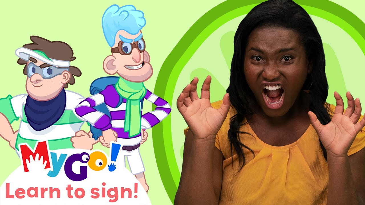 Learn Sign Language with Morphle! | The Scary Animal Bandits | MyGo ...