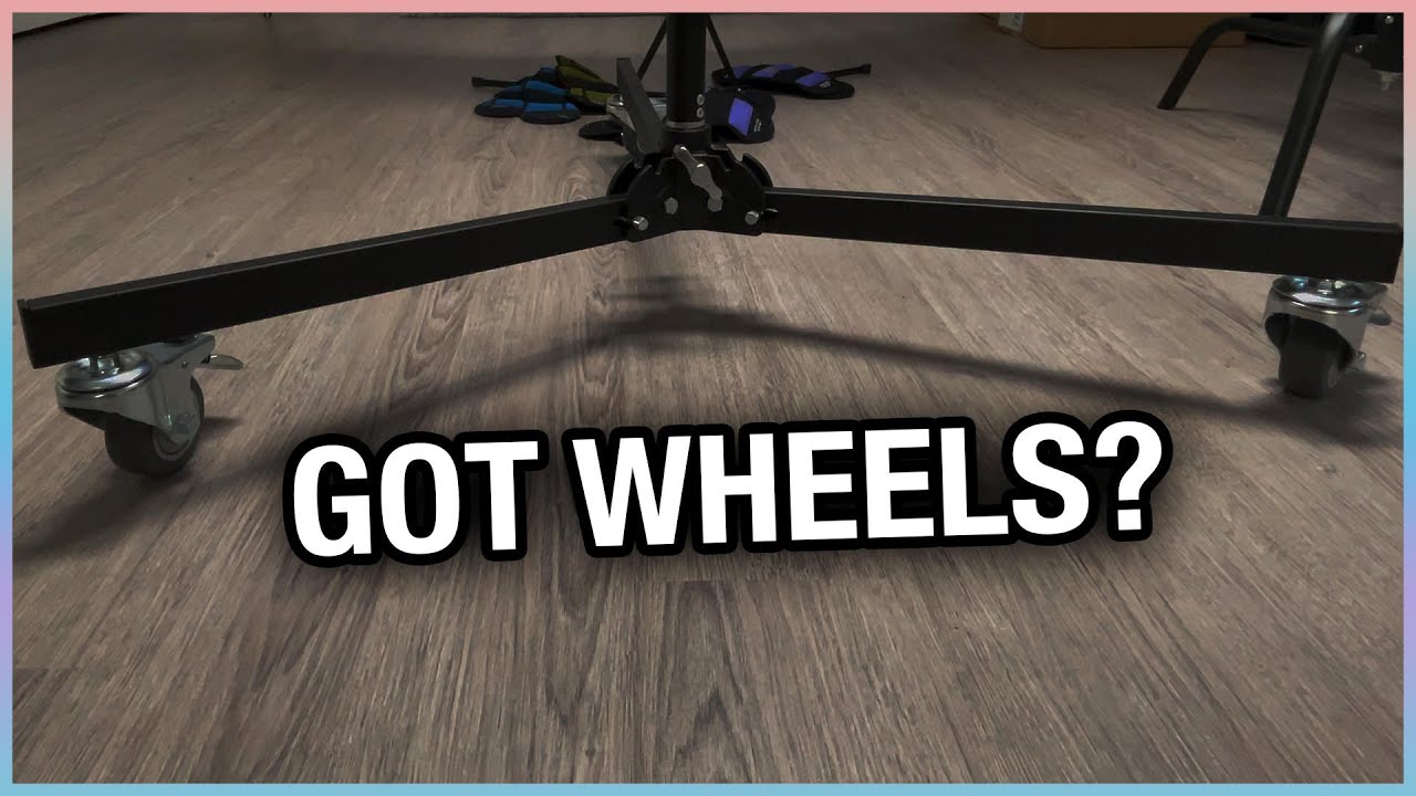 C Stand Wheels, Light Stand Wheels, and Tripod Wheels - YouTube