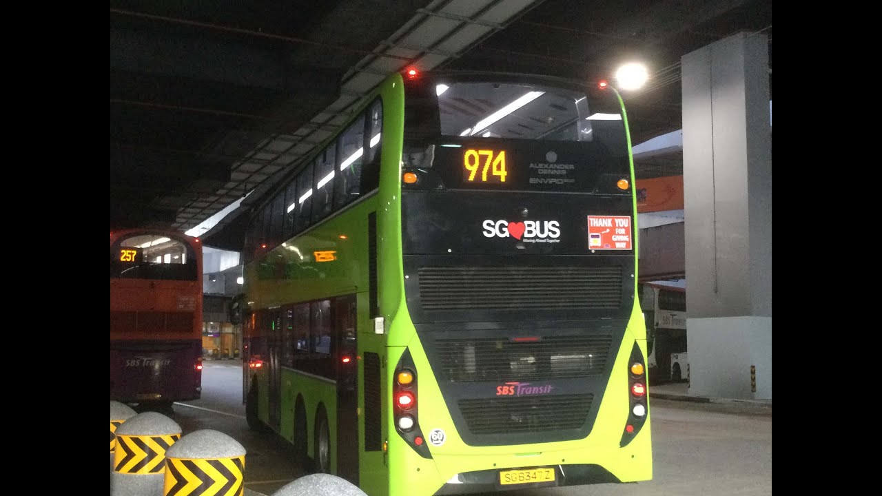 [DEBUT 3-Door Bus] SBST Bus Service 974 [SG6347Z]: Lot 1/Choa Chu Kang ...