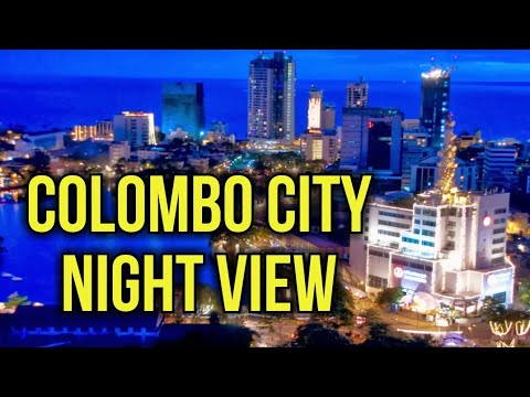 Night View of Colombo City - 2018 - YouTube