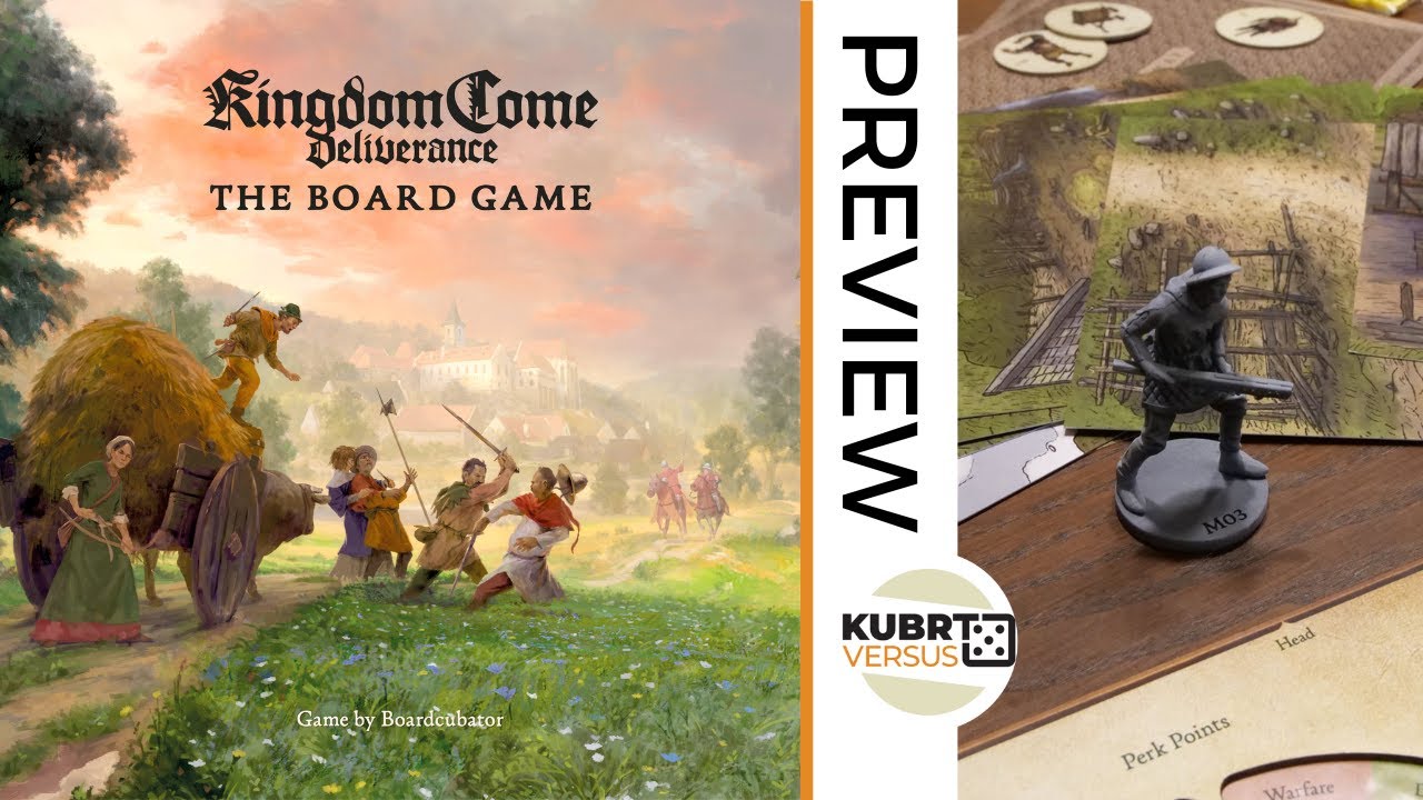Preview hry Kingdom Come Deliverance: The Board Game - YouTube