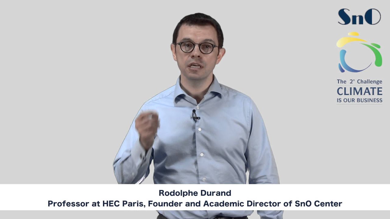 HEC Paris Society & Organizations (SnO) Center commitment - YouTube