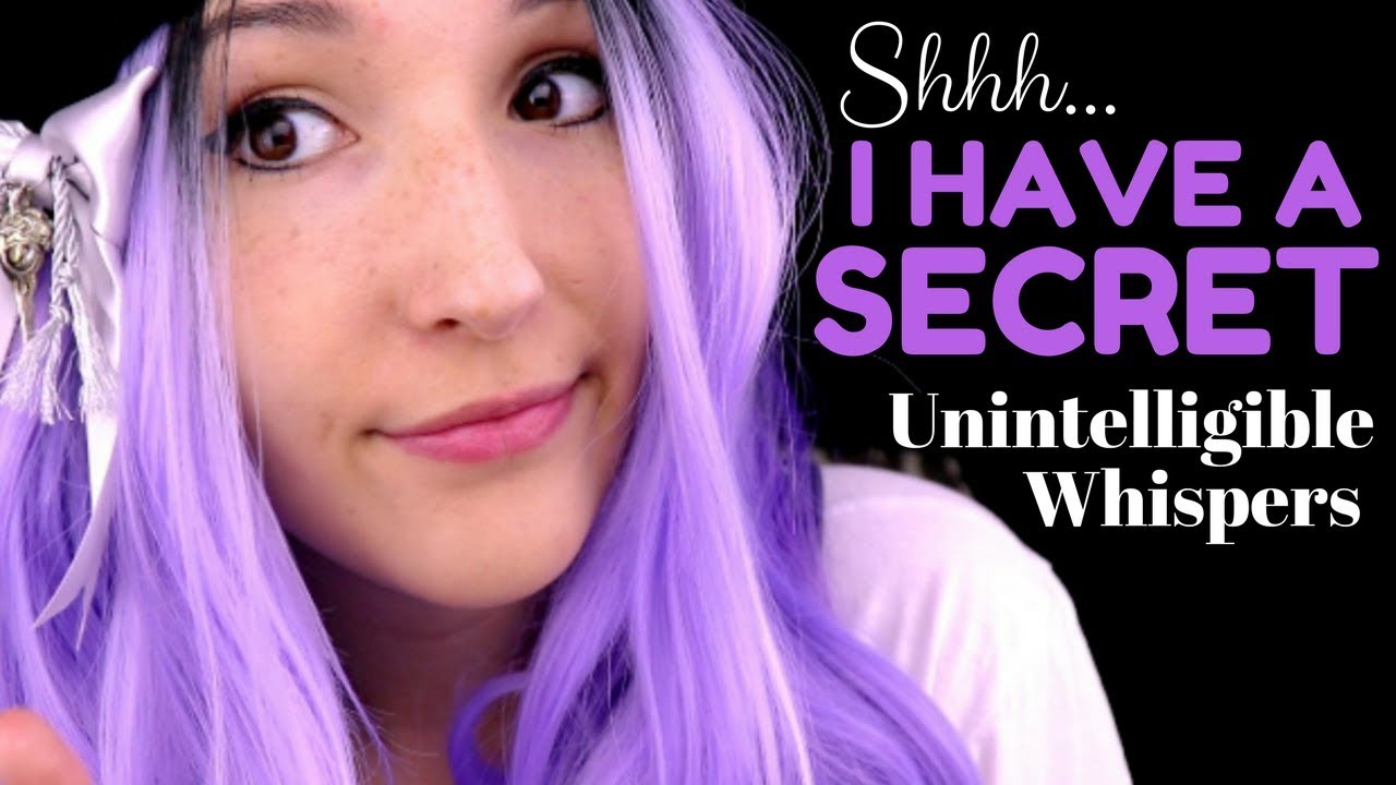 ASMR - TELLING YOU SECRETS ~ Breathy, Unintelligible Whispering ~ - YouTube