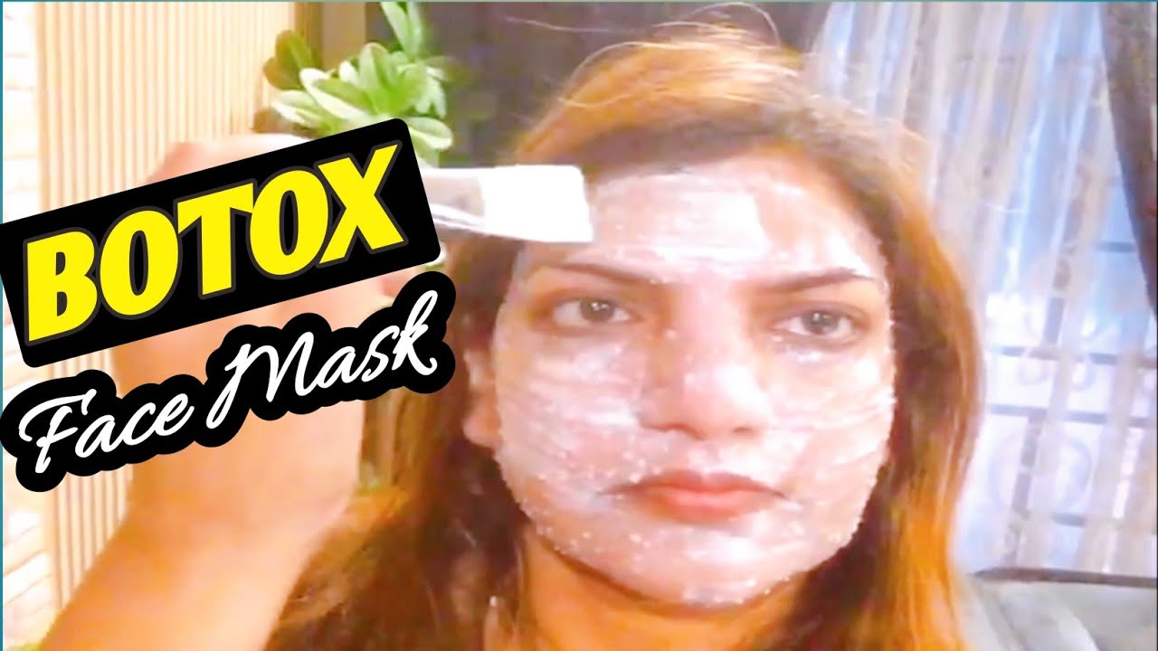BOTOX Face Mask💕| Homemade Face Shiner and Anti Wrinkle Mask😍 - YouTube