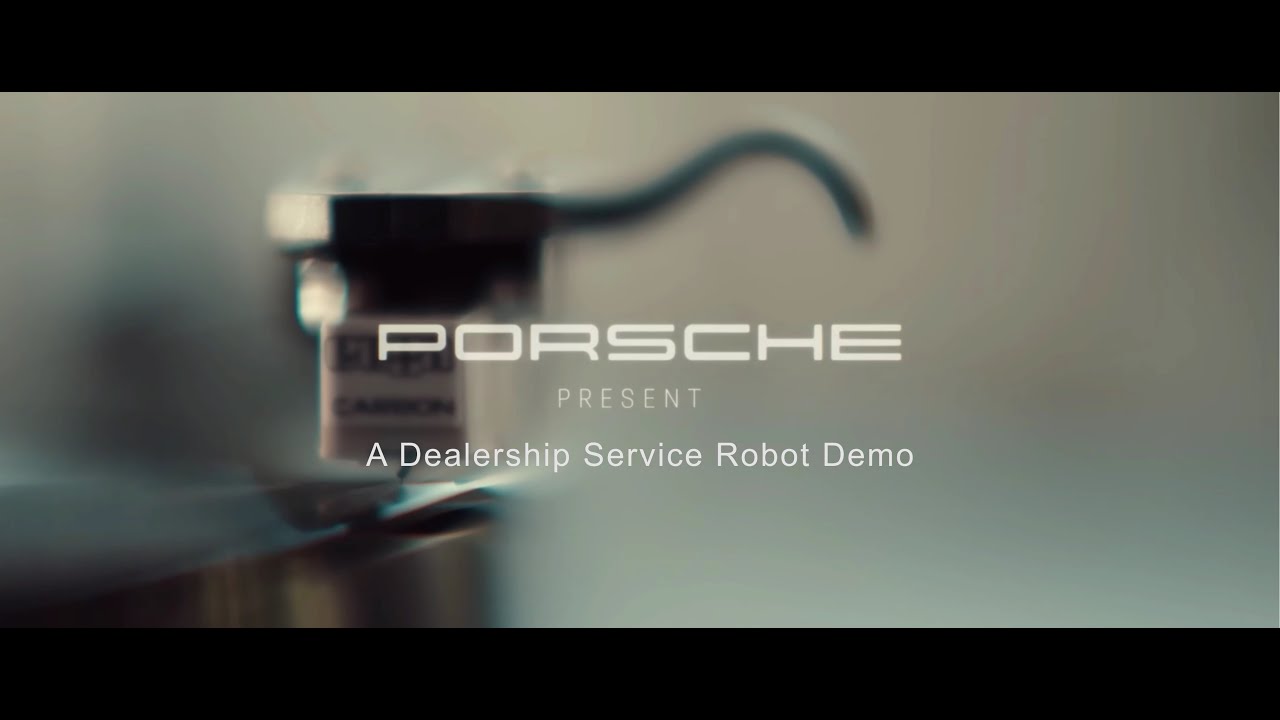 Porsche Dealership Service Robot Presentation #robotics #cardealership ...
