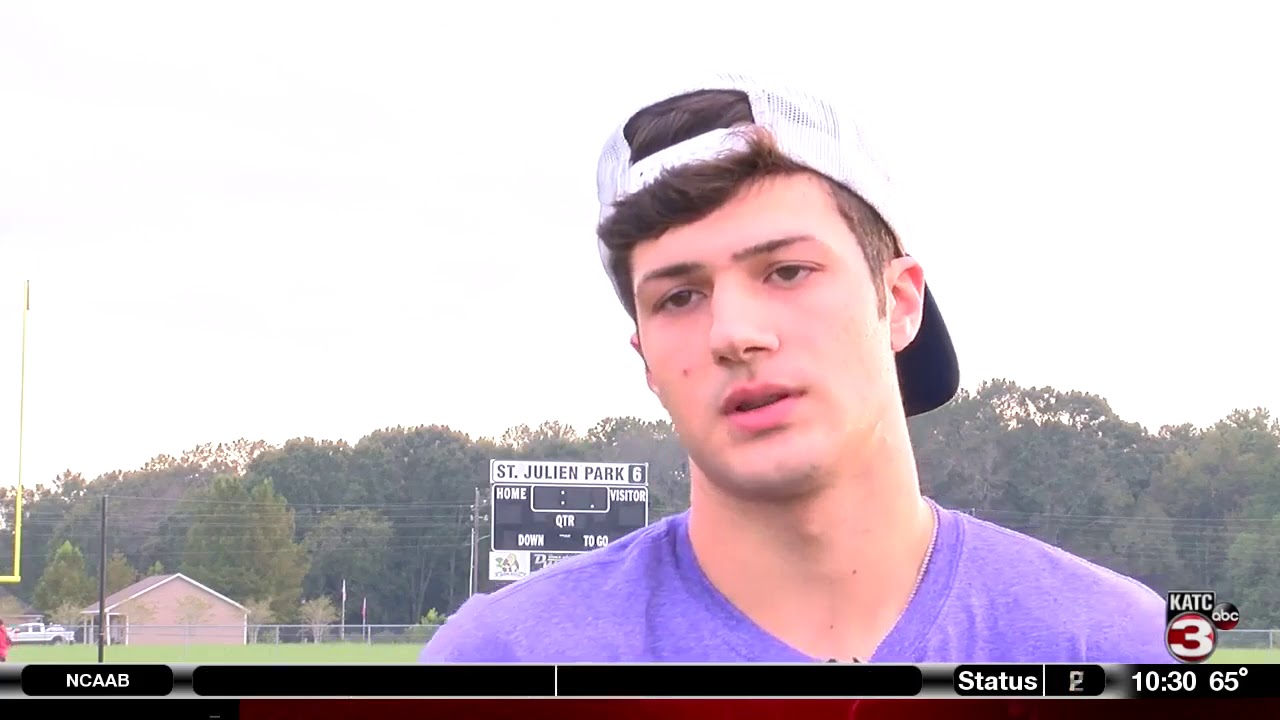 KATC's Senior Spotlight: ACA Defenders' Elijah Armentor - YouTube