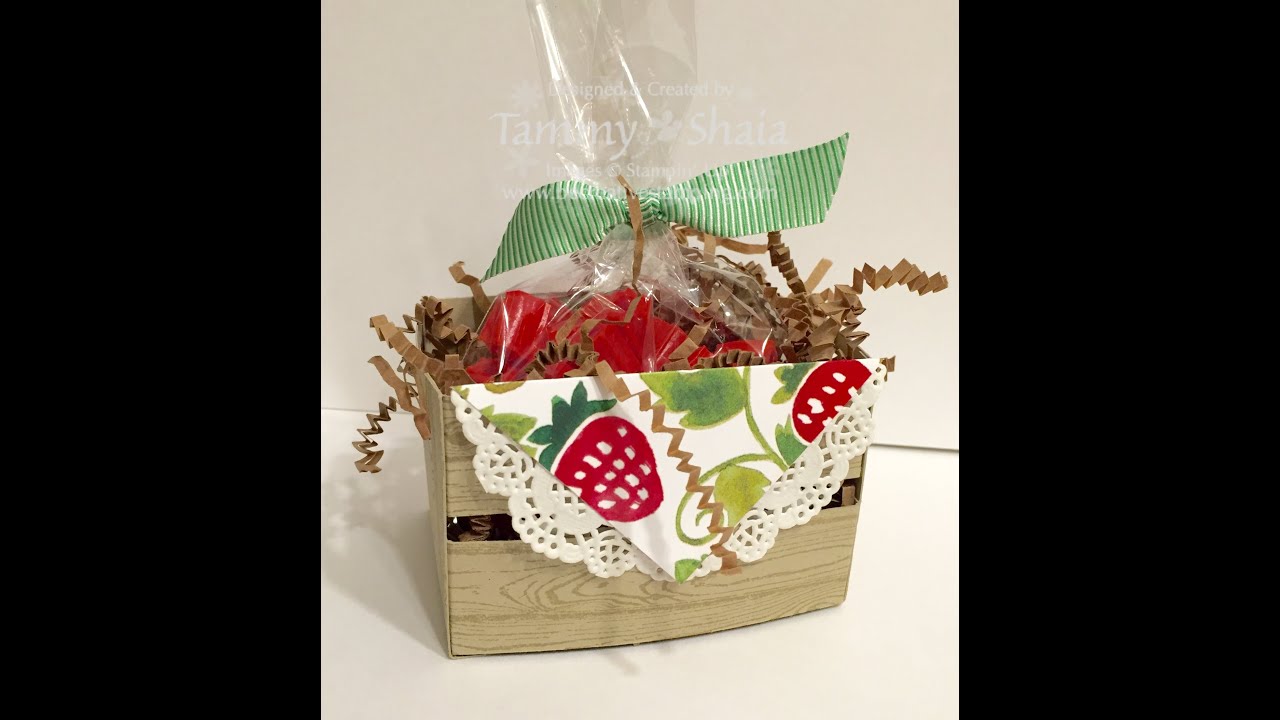 How to Make the Fresh Fruit Crate Box - YouTube