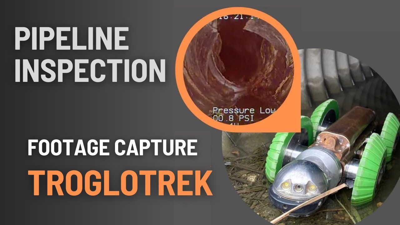 Inspection Footage with a TROGLOTREK Robotic Sewer Crawler! # ...