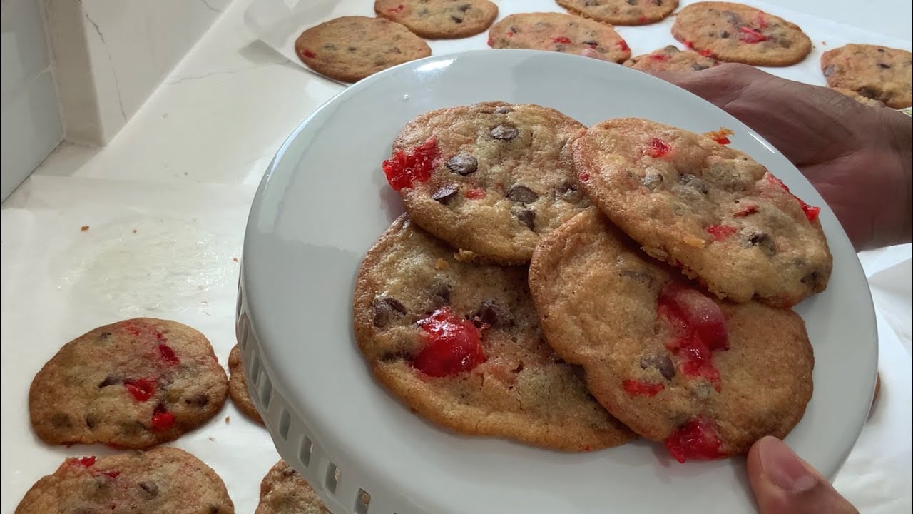 CHERRY 🍒 CHOCOLATE CHIP 🍪 COOKIES, Inspired by SHIRLEY TEMPLE , BEST ...