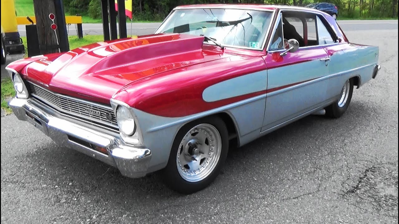Pro Street 66 Chevy II Super Sport Sweets Cafe - YouTube
