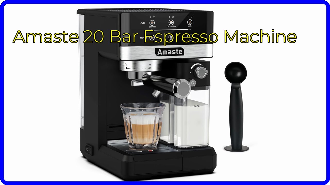 REVIEW (2025): Amaste 20 Bar Espresso Machine. ESSENTIAL details. - YouTube