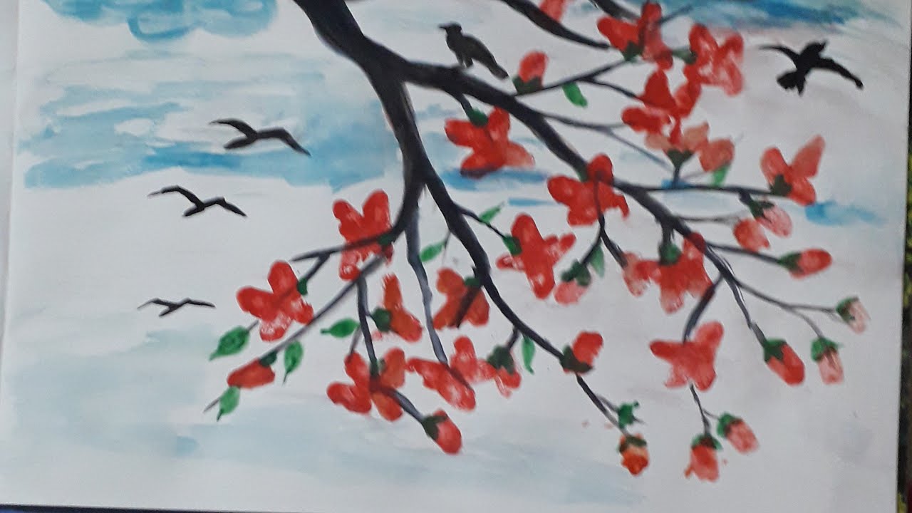 how to make a plas flower using garlic - YouTube