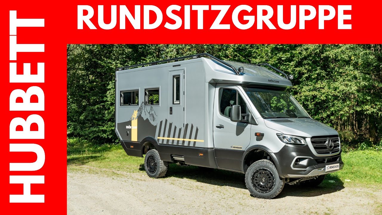 6m! 🟥 RUNDSITZGRUPPE WOHNMOBILE 2025 Röhn Camp The Renegade Sprinter ...