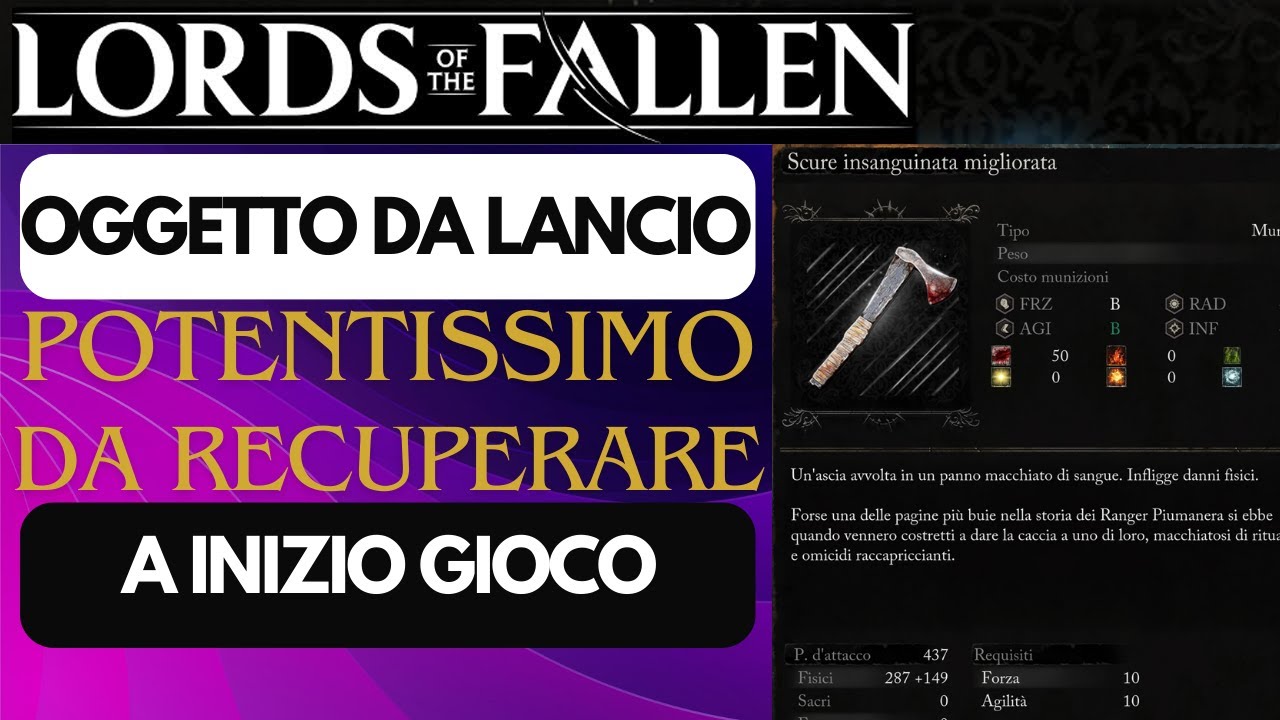 DOVE RECUPERARE UN OGGETTO DA LANCIO MLTO POTENTE A INIZIO GIOCO ...