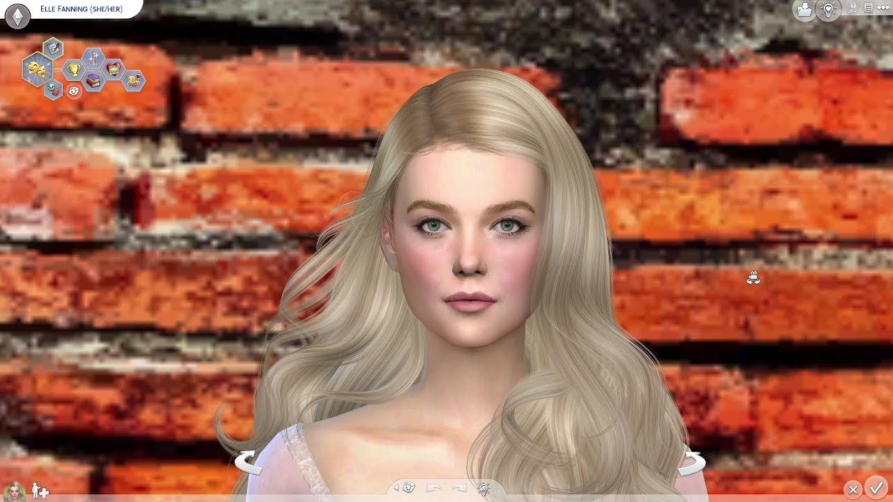 The Sims 4 | Create A Sim : Elle Fanning - YouTube