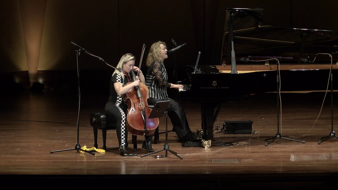 "spun" by Amy Beth Kirsten. Ashley Bathgate cello/voice, Lisa Moore ...