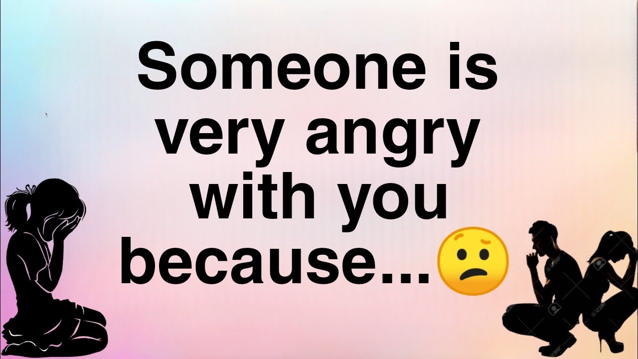 Someone is Very angry WIth You Because...🔮 - YouTube