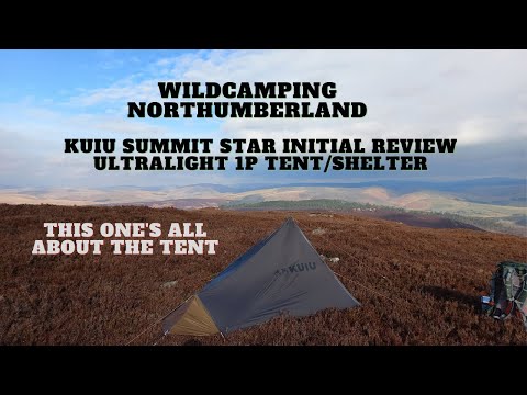 Kuiu Summit Star 1P Ultralight Shelter/Tent, 1.1kg. Initial thoughts ...