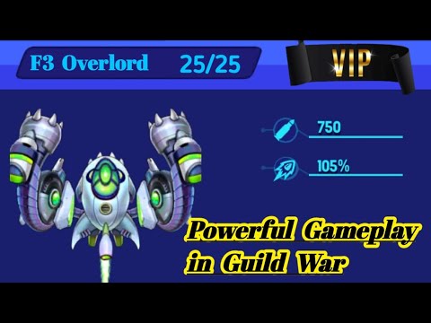 Space Shooter Game Play to New Ship F3 Overlord Max 6 Star Gameplay in ...