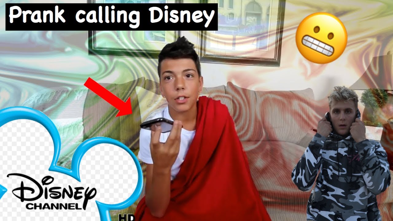 PRANK CALLING DISNEY WITH "Jake Paul, It's Everyday Bro" LYRICS! - YouTube