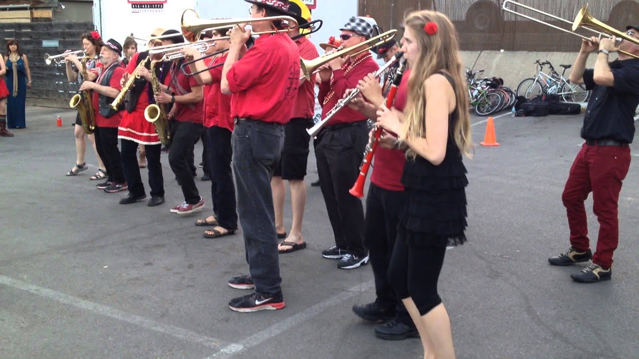 Second Line Brass Band - Sidewinder (HonkTX 2014) - YouTube