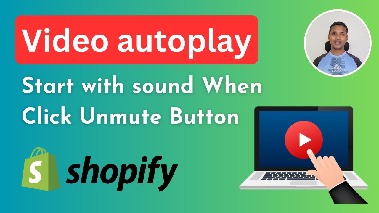 Video Autoplay Start from beginning with sound When Click Unmute Button ...
