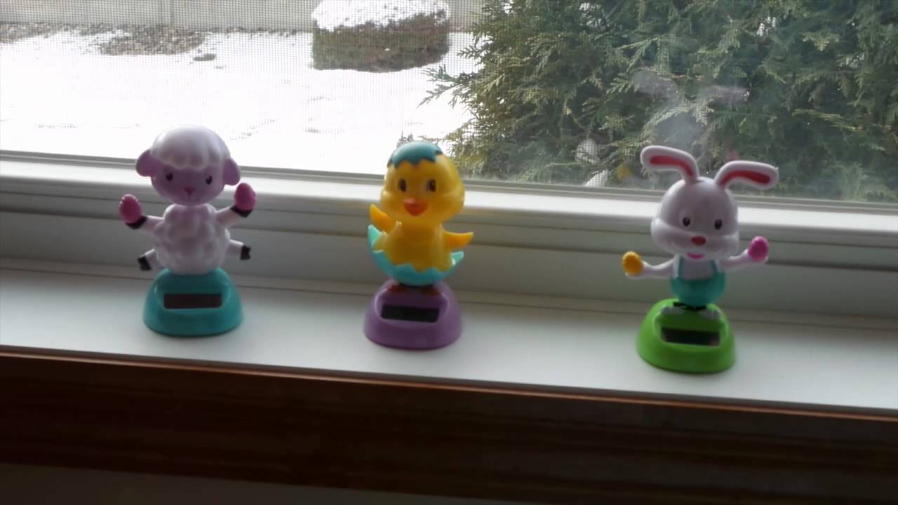 Easter Spring Solar Toys SO CUTE!! - YouTube