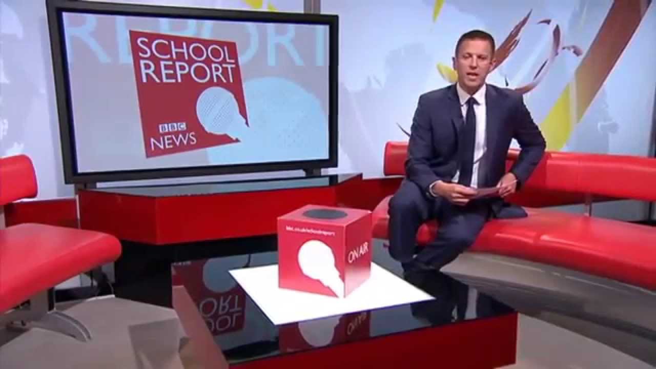 Gavin Andrews Reads the School Report Sport Bulletin - YouTube