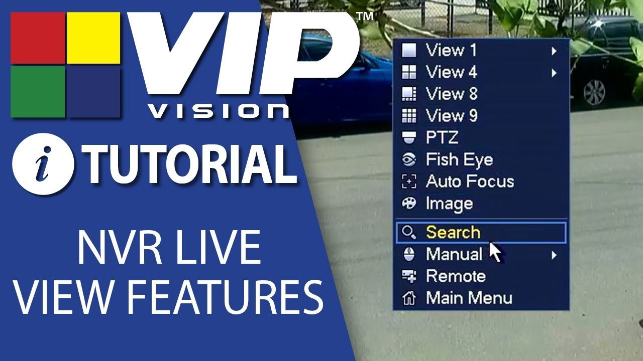 VIP Vision NVR Tutorials: Live View Features - YouTube