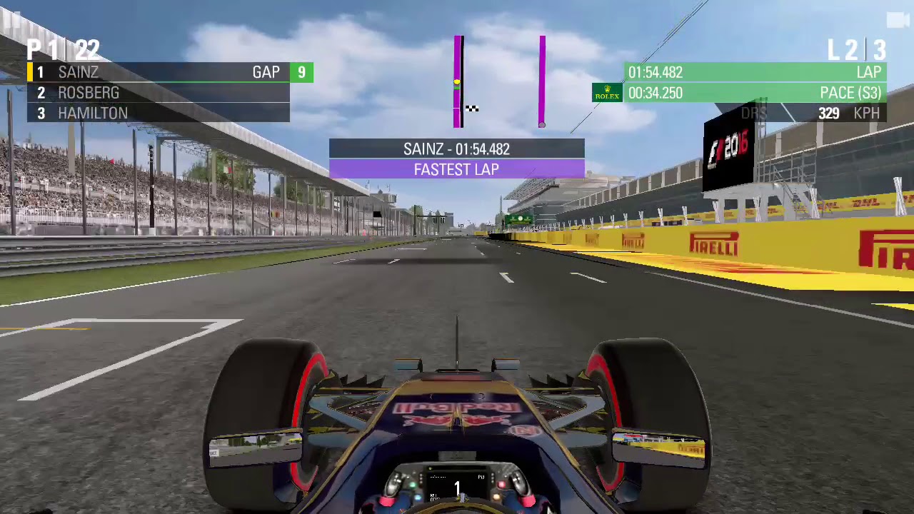 F1 2016 (Android) - Playing as Carlos Sainz - YouTube
